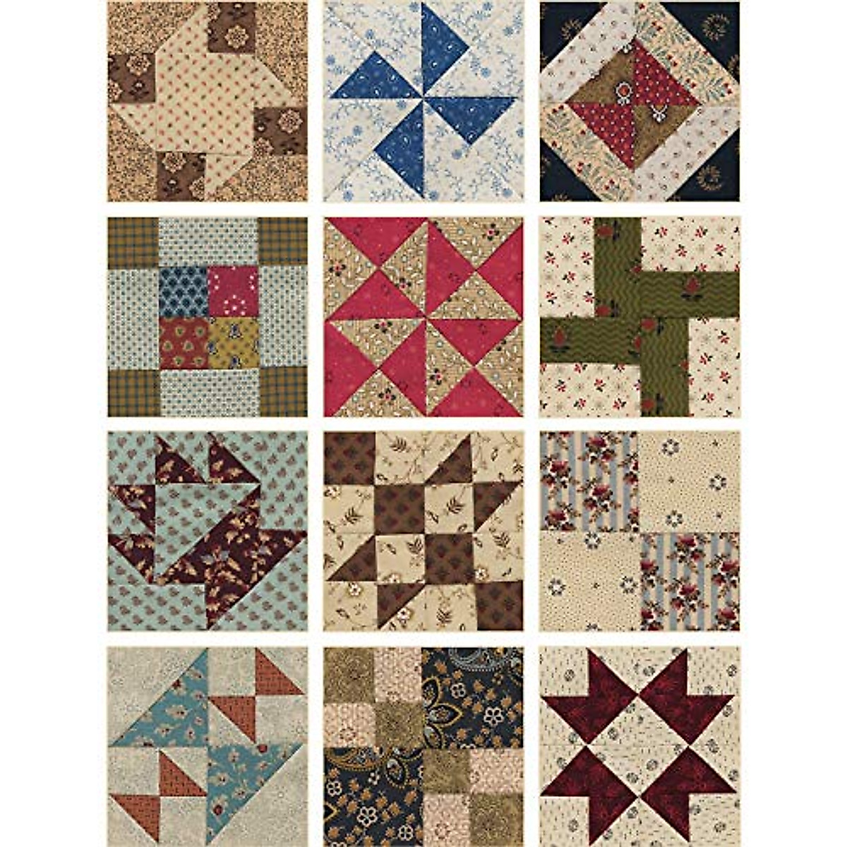 Schoolgirl Sampler: 72 Simple 4" Blocks and 7 Charming Quilts