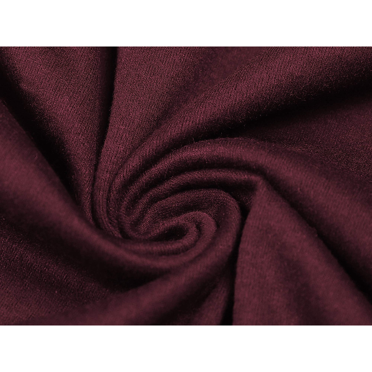 Poriff Mens Sleeveless Hooded Cardigan Asymmetrical Long Sweater Hooded Wine Red M