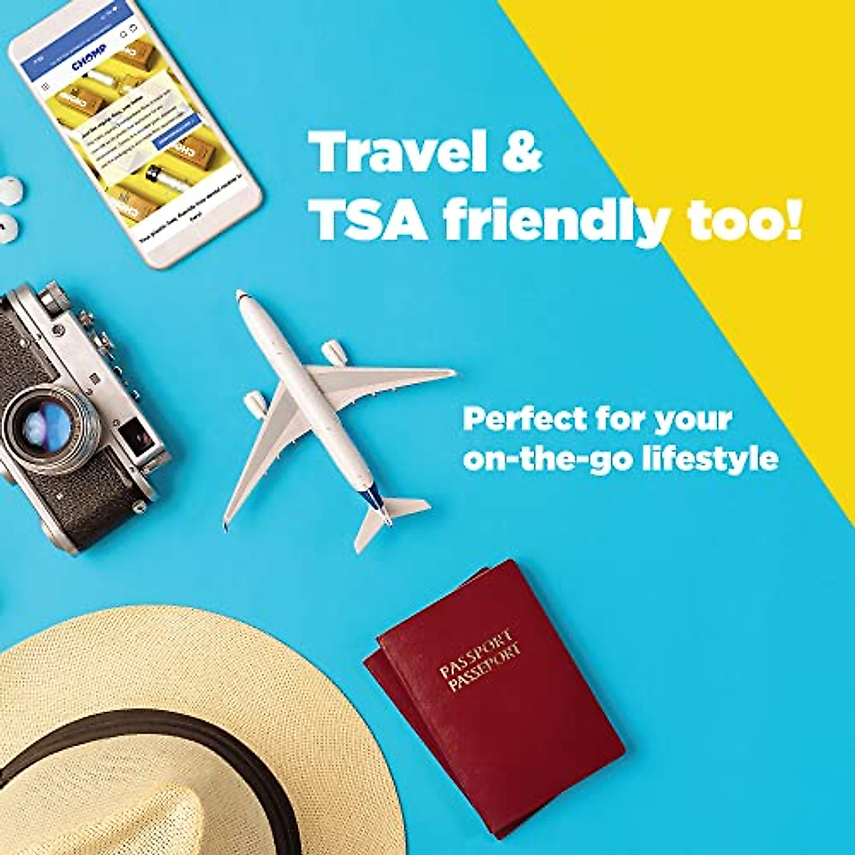 Chomp Super Whitening Toothpaste Tablets with Nano Hydroxyapatite