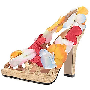 Ellie Shoes Women's 402-LUAU Wedge Sandal, Multi, 8 M US