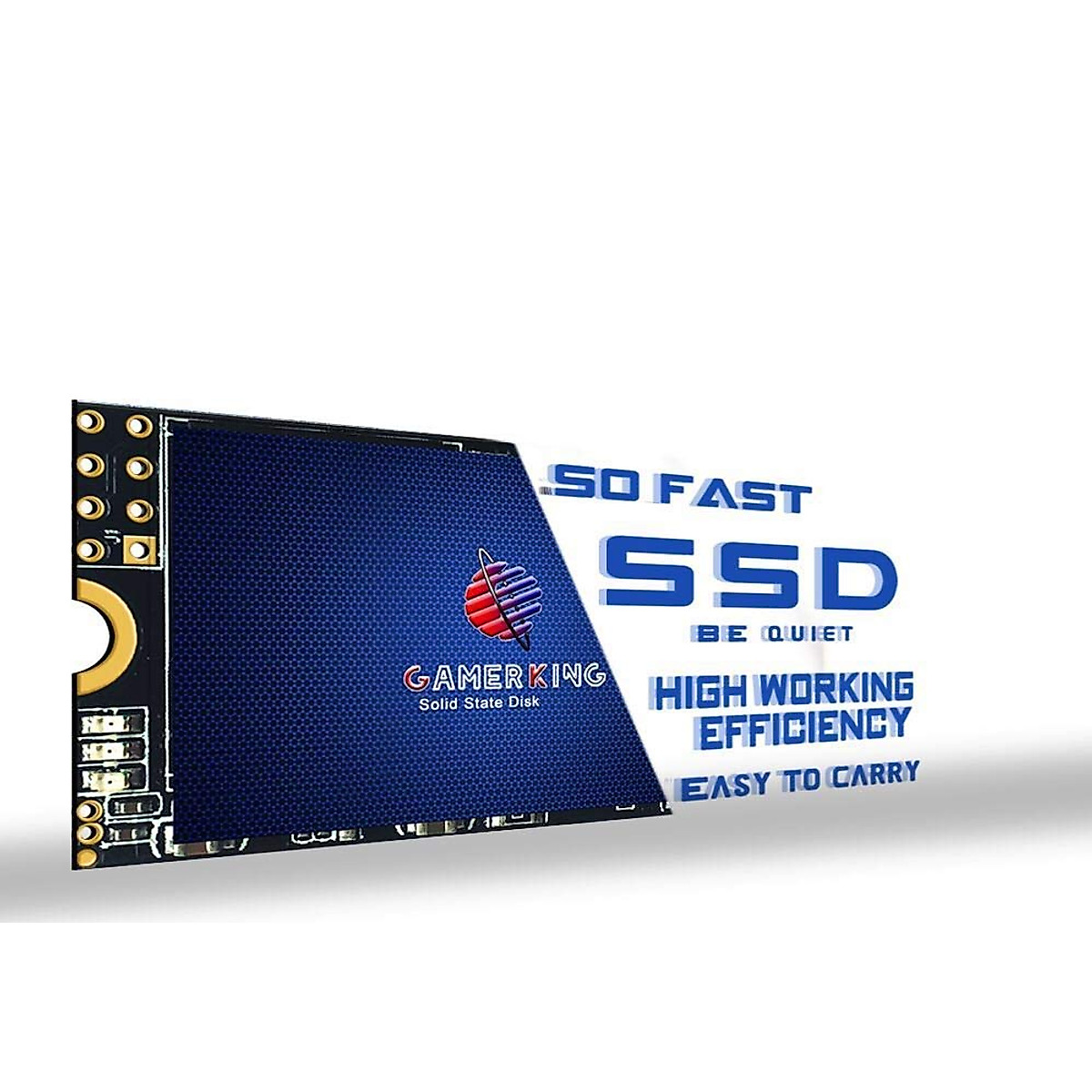 Gamerking SSD M.2 2242 128GB NGFF Internal Solid State Drive High Performance Hard Drive for Desktop Laptop SATA III 6Gb/s M2 SSD(128gb, M.2 2242)