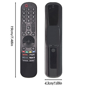 New Replacement MR21GA LG Magic Remote Control for LG Smart TV Remote with Pointer Function and Netflix Prime Video Disney+ LG Channels Buttonss [NO Voice Function]