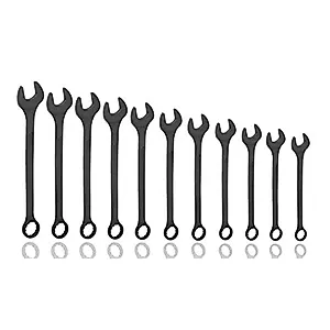 VCT 10 PC SAE Black-Oxide Jumbo Combo Wrench Set | 1-5/16" - 2" W/Carrying Pouch