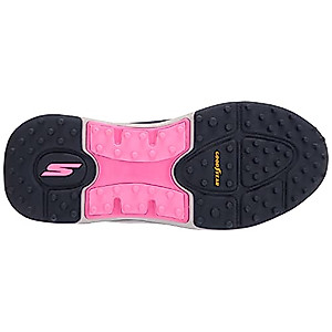 Skechers Women's Go Arch Fit Golf Shoe, Navy/Pink, 8