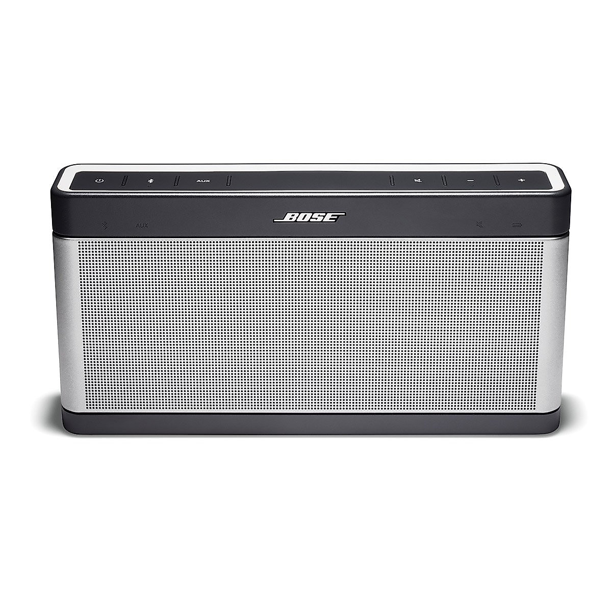 Bose SoundLink III Bluetooth Speaker with Soft Cover Bundle (Gray)