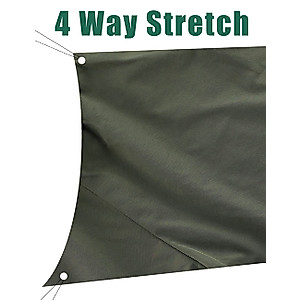 Rexcyril Men's Athletic Gym Workout Shorts 3 Inch Quick Dry Running Bodybuilding Short Shorts with Liner and Zipper Pockets, Army Green, Medium