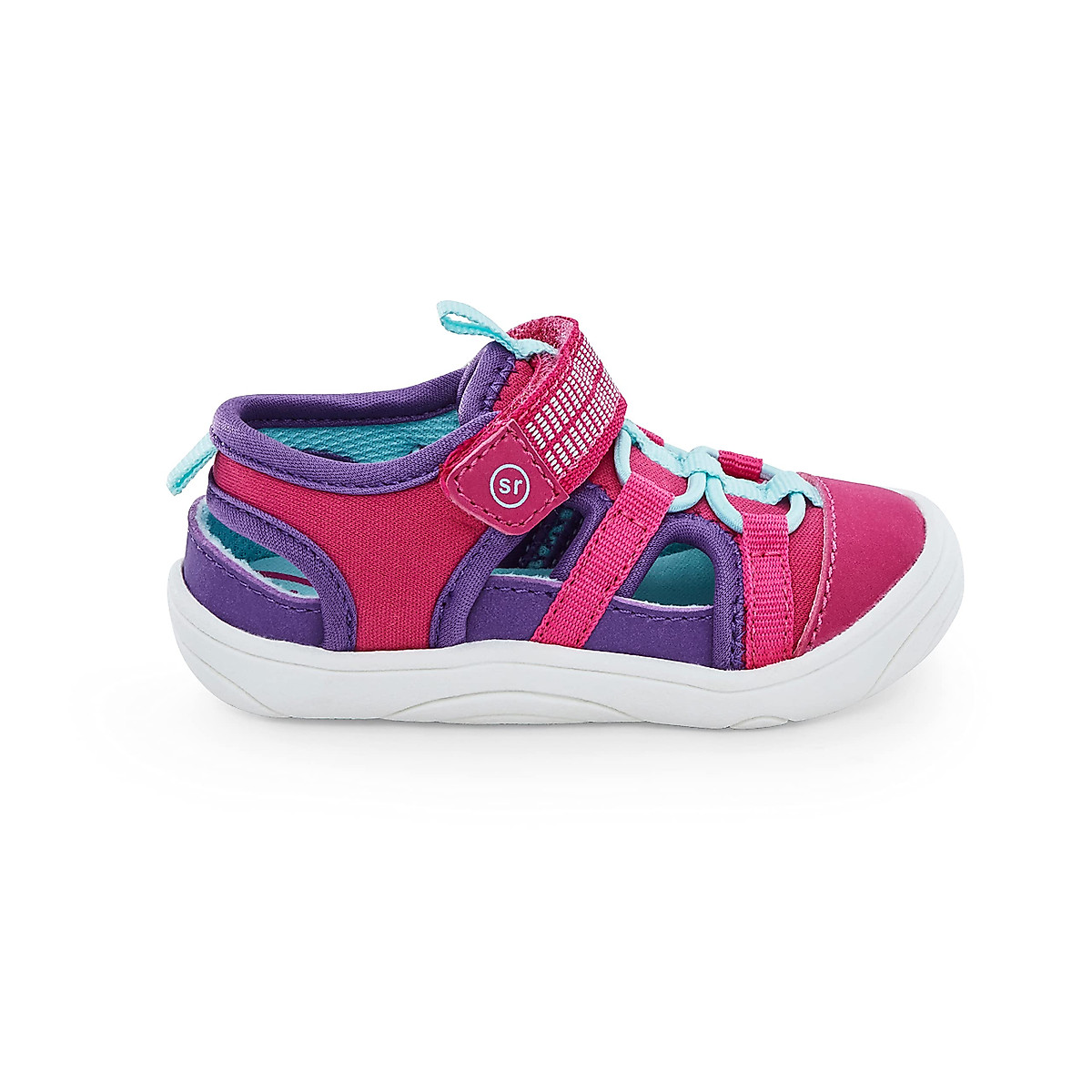 Stride Rite 360 Girls Blake Sneaker, Fuschia, 3 Infant