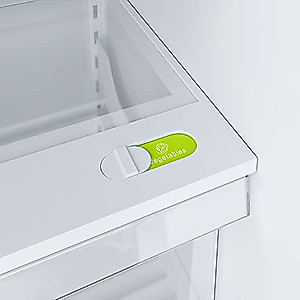 KoolMore RS-FR22 Counter Depth 22.5 Cu.Ft French Door Refrigerator with Automatic Ice Maker Stainless-Steel Fridge, Silver