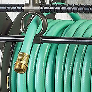 Liberty Garden LBG707 125' Wall Mounted Heavy Gauge Aluminum Hose Reel (2 Pack)