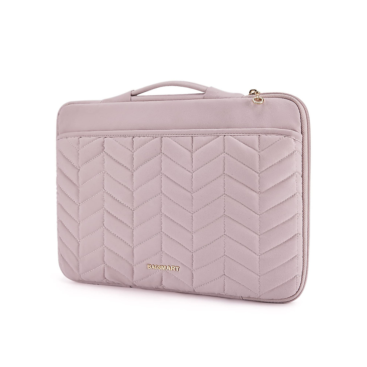 BAGSMART 13-14 inch Laptop Sleeve with Handle, Puffy Padded Laptop Case Fitted with MacBook Air Pro 13.3-14 inch, Dell, HP