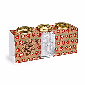 Bormioli Quattro STAGIONI-1L 365160-CBC Set of 3 Airtight Jars Transparent