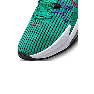 Nike Lebron Witness VI Mens Basketball Trainers CZ4052 Sneakers Shoes (UK 8 US 9 EU 42.5, Clear Emerald Hyper Pink 300)