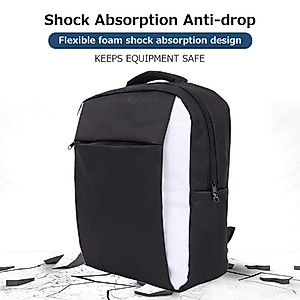 Acogedor Game Console Backpack for PS5 Console Games and Accessories, Gaming Console Backpack Storage Case Large Capacity Travel Carrying Case for Playstation 5