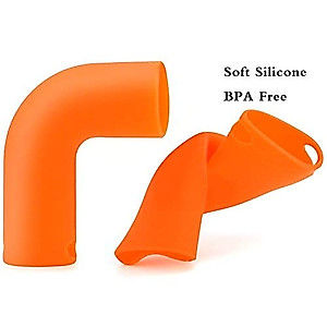 Steam Release Diverter Accessory Fits Instant pot 3, 5, 6,8 Qt Duo & Smart Models Only,Made By High Grade Food Silicone,Helps Protect Cabinets-Orange