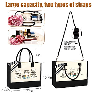 Christian Gifts for Women Birthday Gifts for Christian Religious Gifts Catholic Gifts Scripture Gifts for Women Her Mom Female Coworker Sister Friends Inspirational Quotes Reusable-Grocery-Bags