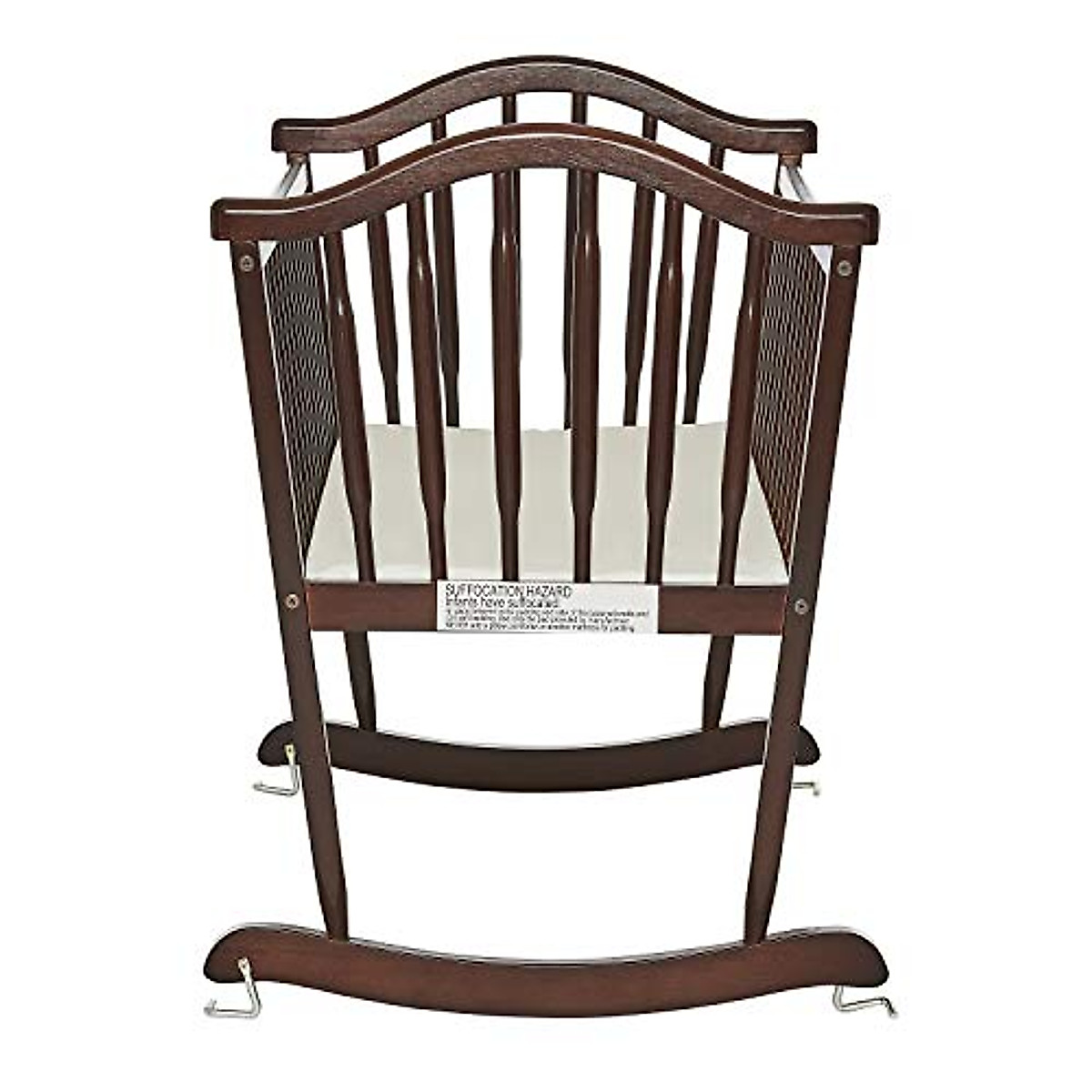 Dream On Me Rocking Cradle, Espresso , 38x22x32.5 Inch (Pack of 1)