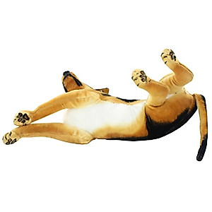 Jesonn Realistic Stuffed Animals German Dog Shepherd Plush Toys (18.9 Inch)