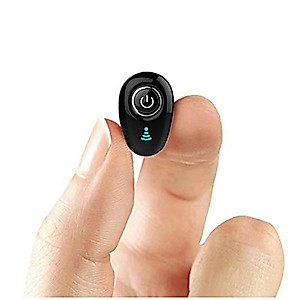 Heave Mini Invisible Wireless Earbud,Portable Earpiece Sweatproof Stereo Bluetooth Earphone with Microphone Headphone, Single Sports in Ear Headset for Cell Phone Skin Color
