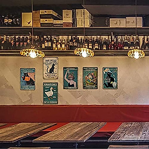 WZVZGZ Vintage Wall Poster Metal Plaque We Don't Measure Our Seasoning Crawfish Vintage Novelty Sign for Living Room Garden Bedroom Office Hotel Cafe Bar Club Wall Decor 8x12 Inch