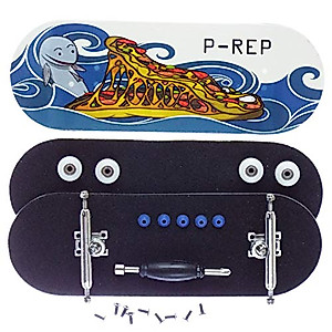 P-REP Eater Pizza - Solid Performance Complete Wooden Fingerboard (Chromite, 34mm x 97mm)