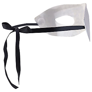 Trendy Apparel Shop Half Mask Venetian Masquerade Ball Costume - Silver