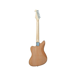 Monoprice Indo Series 6 String Alder-Body Electric Guitar, Right, Natural (610886)
