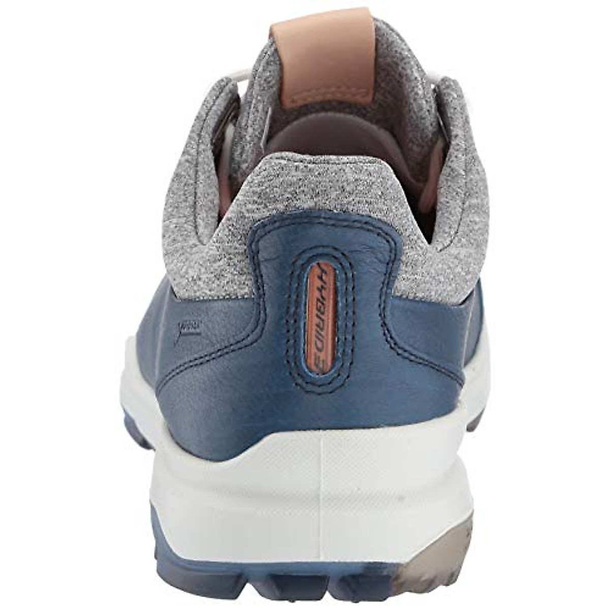 ECCO Women's Biom Hybrid 3 Gore-Tex Golf Shoe, Denim Blue Yak Leather, 5-5.5