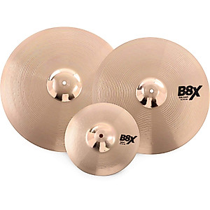Sabian B8X 16 18 Inches Crash Cymbal Pack with FREE 10 Inches Splash