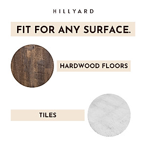 Hillyard Cowhide Rug Brown and White Real Handcrafted Grade A Natural Cowhide Rug - Sustainably Sourced and Lasts Longer - Extra Large Cut 7.5 x 6.5 ft