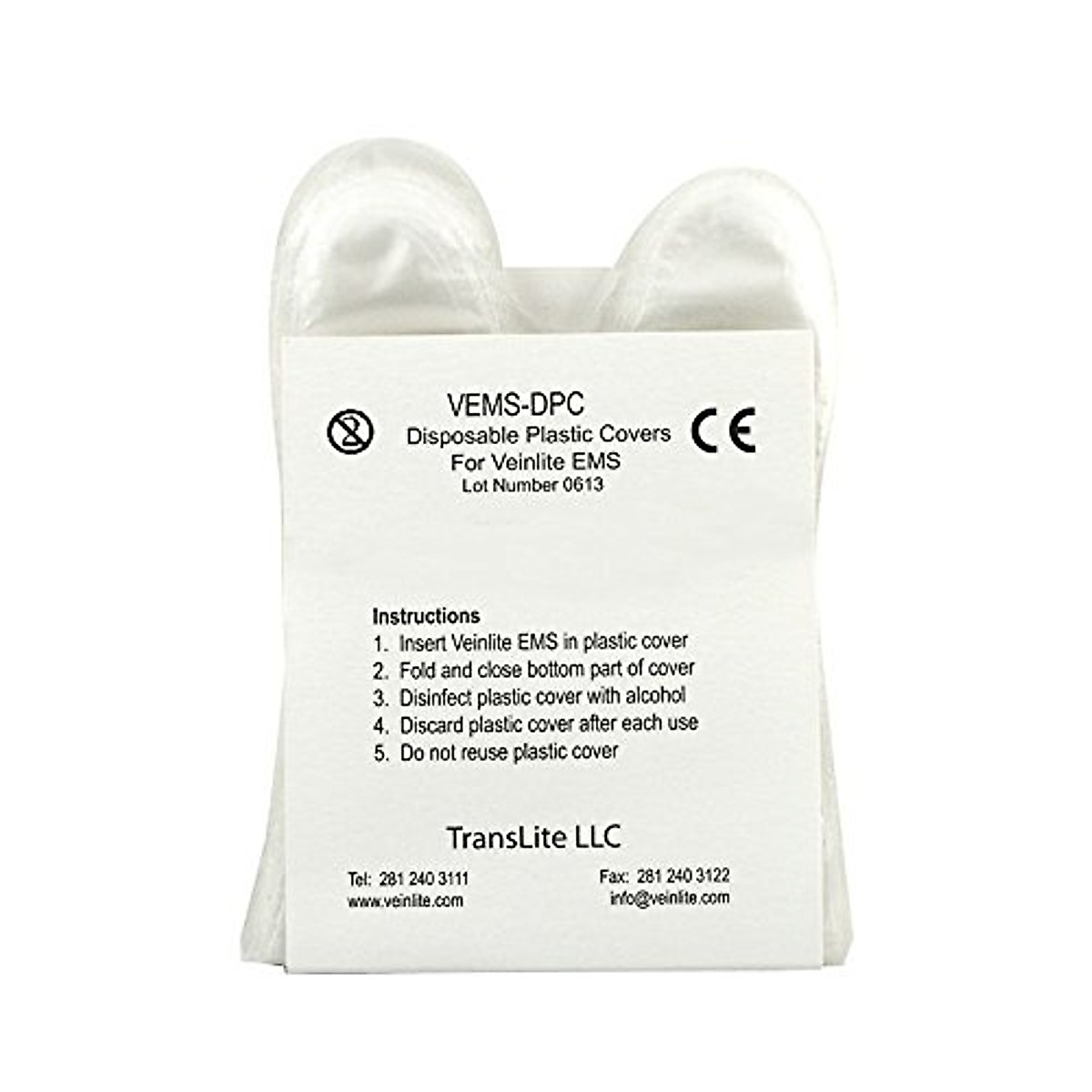 Veinlite EMS PRO - Single Use Disposable Plastic Covers (50 Pack)