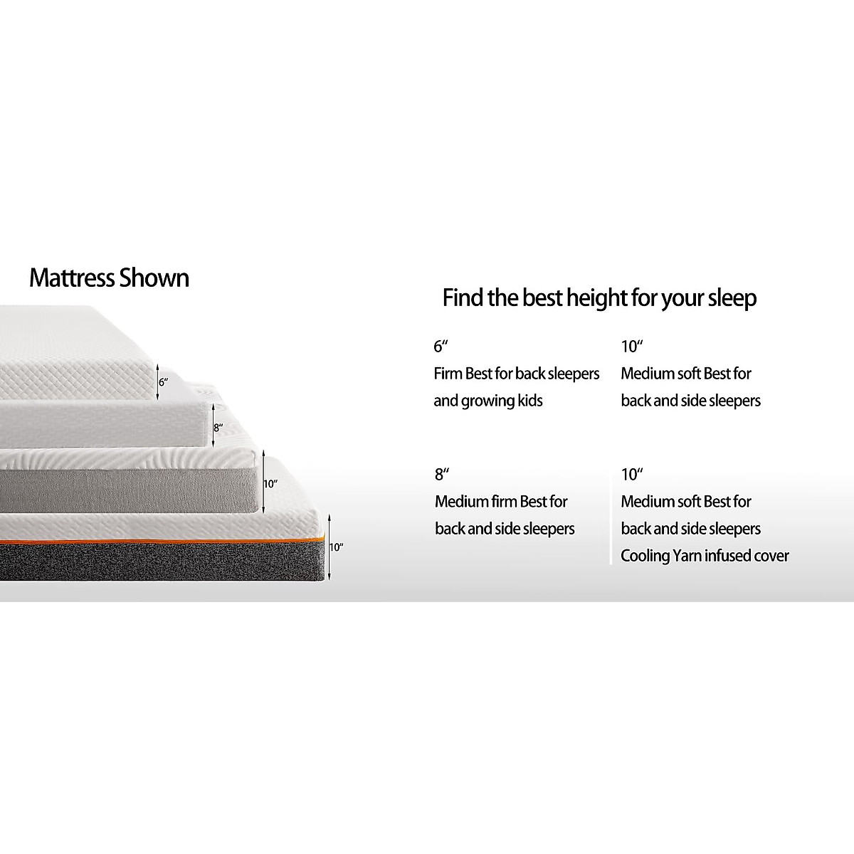 BreezeRest Full Mattress 6 Inch Memory Foam Mattress Colchones Full Bed in a Box,Medium Firm Cooling Gel Green Tea Full Size Mattress with Breathable Soft Fabric Cover CertiPUR-US Pressure Relief