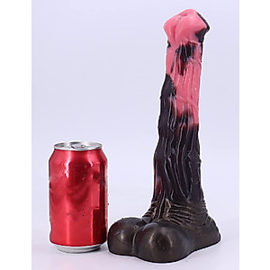 Dragon Dildo 10.4inch Realistic Thick Horse Dildo with Suction, Long Pink Silicone Monster Dildo Big Anal Plug Toys for Women and Men Couples