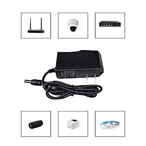 YLYLXIMA 5V 2A Power Supply Adapter AC DC 5V 10W 2A Switching Charger 5.5 x 2.5mm Power Adapter 5V 2000ma Power Supply Compatible Connector 5.5mmx2.1mm