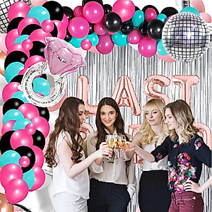 Western Cowgirl Party Decorations Let's Go Girls Bachelorette Balloon Garland Kit, Nashville Bachelorette Party Supplies for Western Disco Cowgirl Birthday Party Bachelorette Bridal Decorations