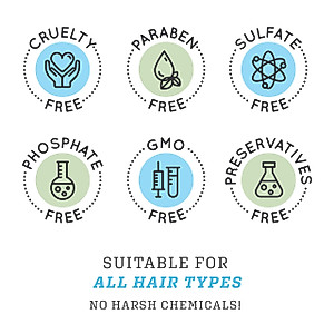 Biotin Shampoo and Conditioner for Hair Growth, Thinning Hair Treatment - NATURAL, Sulfate Free, for Men and Women (THICKENING SHAMPOO AND CONDITIONER)