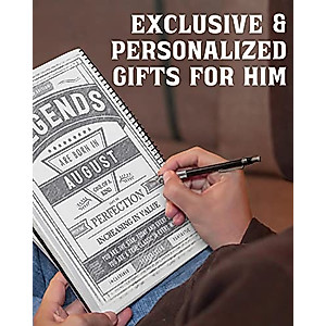 InnoBeta Birthday Gifts for Men, Novelty Personalized Men Birthday Gift Ideas Legends are Born in March - Gifts for Him, Dad, Husband, Brother - Flannel Throw Blanket, White & Blue, 50"x 65"