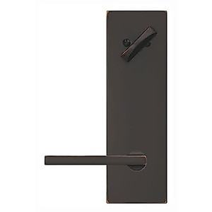 Schlage Custom FCT59LAT622CEN Century by Latitude Hanldeset, Matte Black