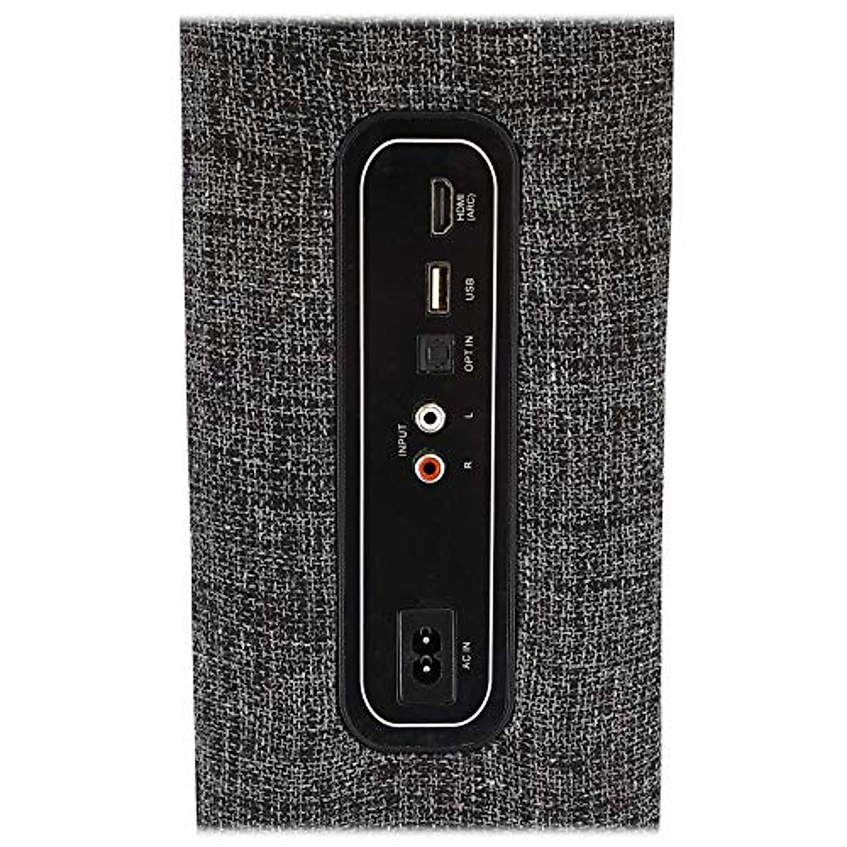 Rockville ONE-Tower All-in-One Tower Bluetooth Speaker System+HDMI/Optical/RCA, Black