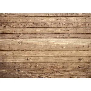 LYWYGG 7x5ft Wooden Backdrop Baby Shower Backdrops Party Decorations Backdrops Props for Studio for Photographers Retro Wood Wall Background Cloth Seamless CP-176