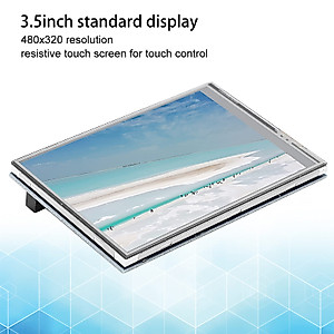 Jopwkuin 3.5inch Monitor, Sensitive Touchscreen Standard Professional for Raspberry Pi 4B for Daily Work Study
