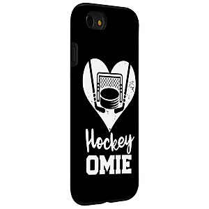 iPhone SE (2020) / 7 / 8 Hockey Omie Funny Hockey Heart Grandma Omie Case