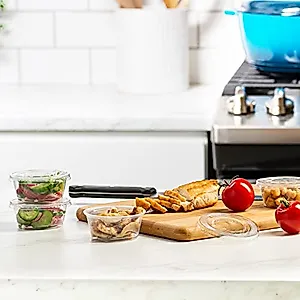 Comfy Package [200 Sets - 2 oz.] Plastic Disposable Portion Cups with Lids, Souffle Cups, Jello Cups