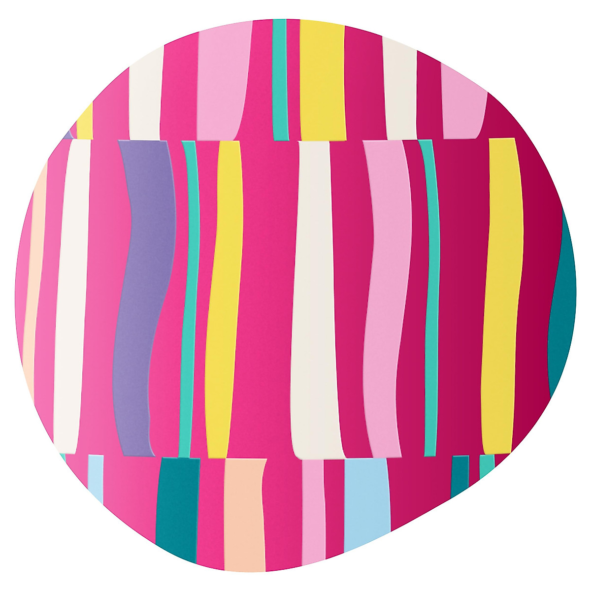 Ottle Cove Cruiser Stainless Steel Water Bottle - 24 oz Insulated Flask with Leak Proof Lid BPA-Free - Reusable Gym Water Bottle for Travel, Camping & Sports - Candy Stripes Allover