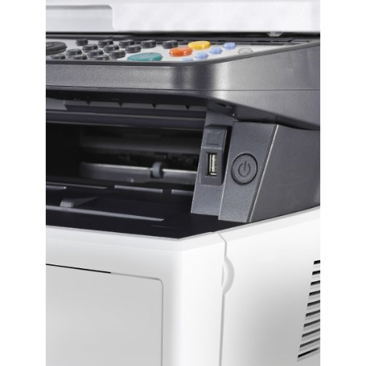 Kyocera 1102PN2US0 ECOSYS M2535dn Black and White Multifunctional Network Printer; Standard Print, Copy, Fax and Color Scan; Fast Output Speed of 37 Pages per Minute; Resolution 600 x 600 dpi
