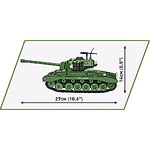 COBI Historical Collection World War II M26 Pershing (T26E3) Tank