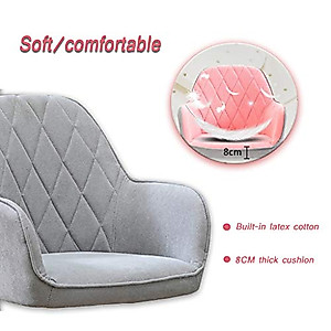 Chair Desk Chair Swivel Ergonomic Office Chair Ergonomic Office Chair, Computer Desk Chair, Swivel and Rocking Task Chair with Strong Shield Type Lumbar Support, Height Adjustable Mid-Back Chair with