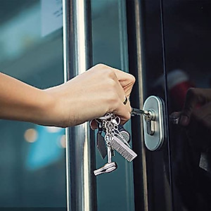 Sandistore125 Powe Small Screwdriver Set Keychain Hair Dryer Other 11 in 1 Screwdriver Replacement Bits (Silver, One Size)