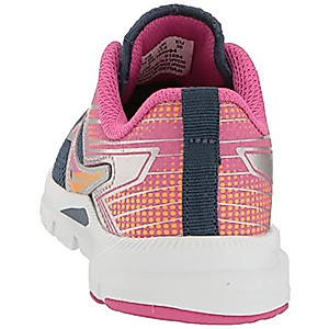 Saucony Axon Sneaker, Navy/Pink, 11.5 Wide US Unisex Big_Kid