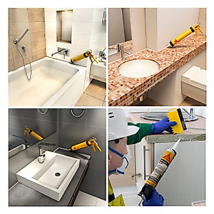 Sikasil-GP, Clear, General Purpose Acetoxy Silicone Sealant, 295ml Cartridge