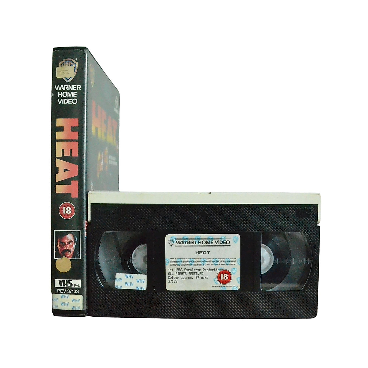 Heat - Burt Reynolds - Warner Home Video - Vintage - Pal VHS
